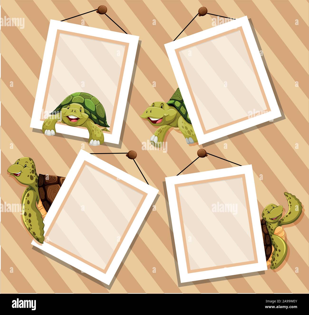 Animal picture frames Stock Vector Images - Alamy