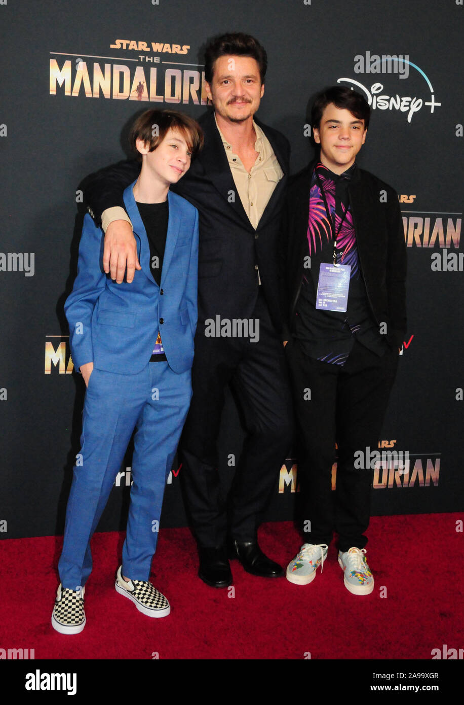 Hollywood, California, USA 13th November 2019 Actor Pedro Pascal and ...