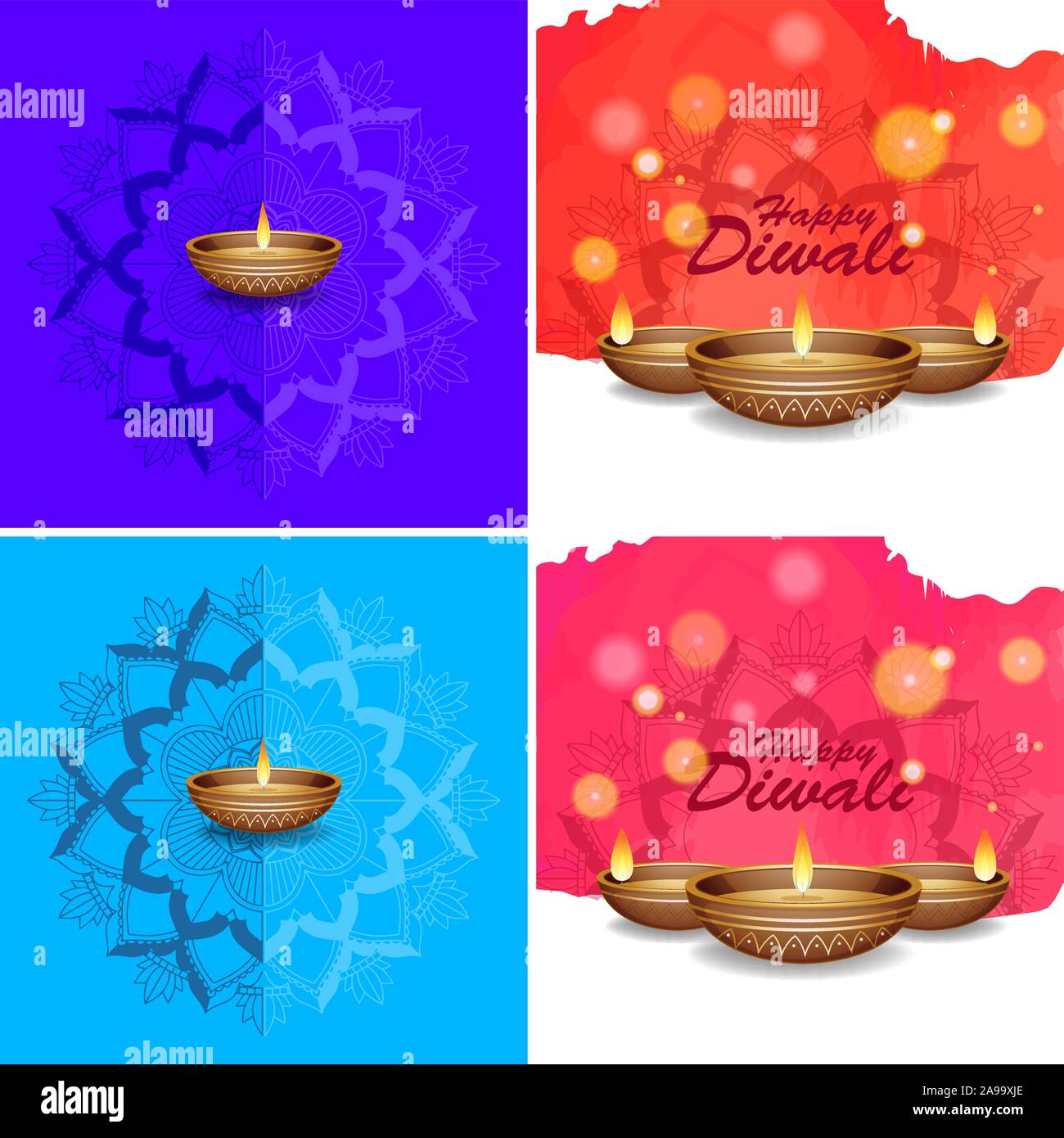 Background template with mandala designs illustration Stock Vector ...