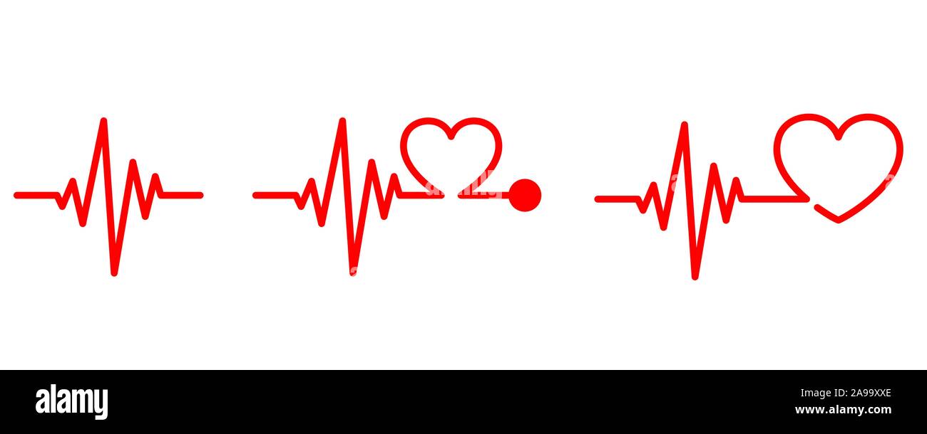 Medical pulse rate symbols hi-res stock photography and images - Alamy