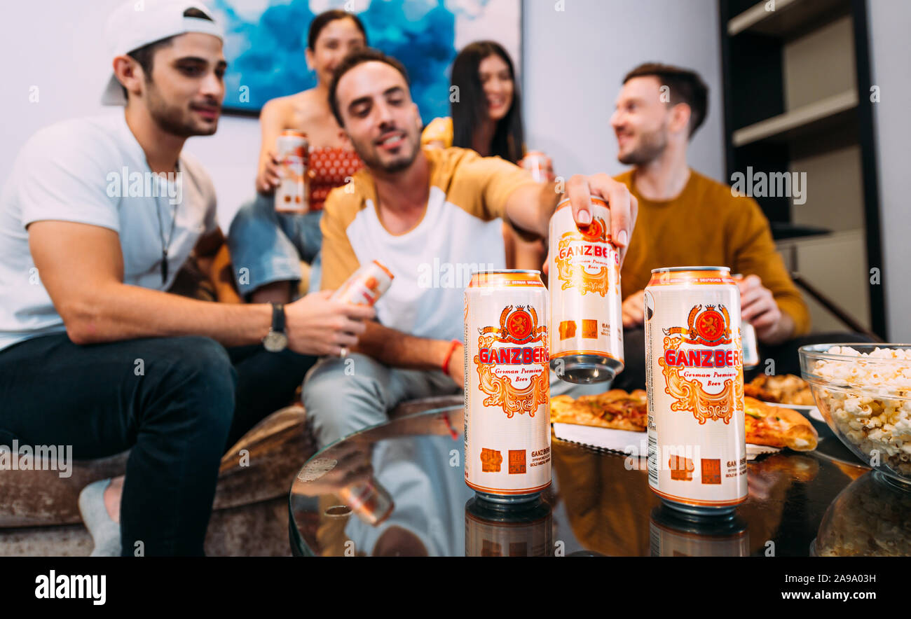 Cheers and drink ganzberg beer hi-res stock photography and images - Alamy