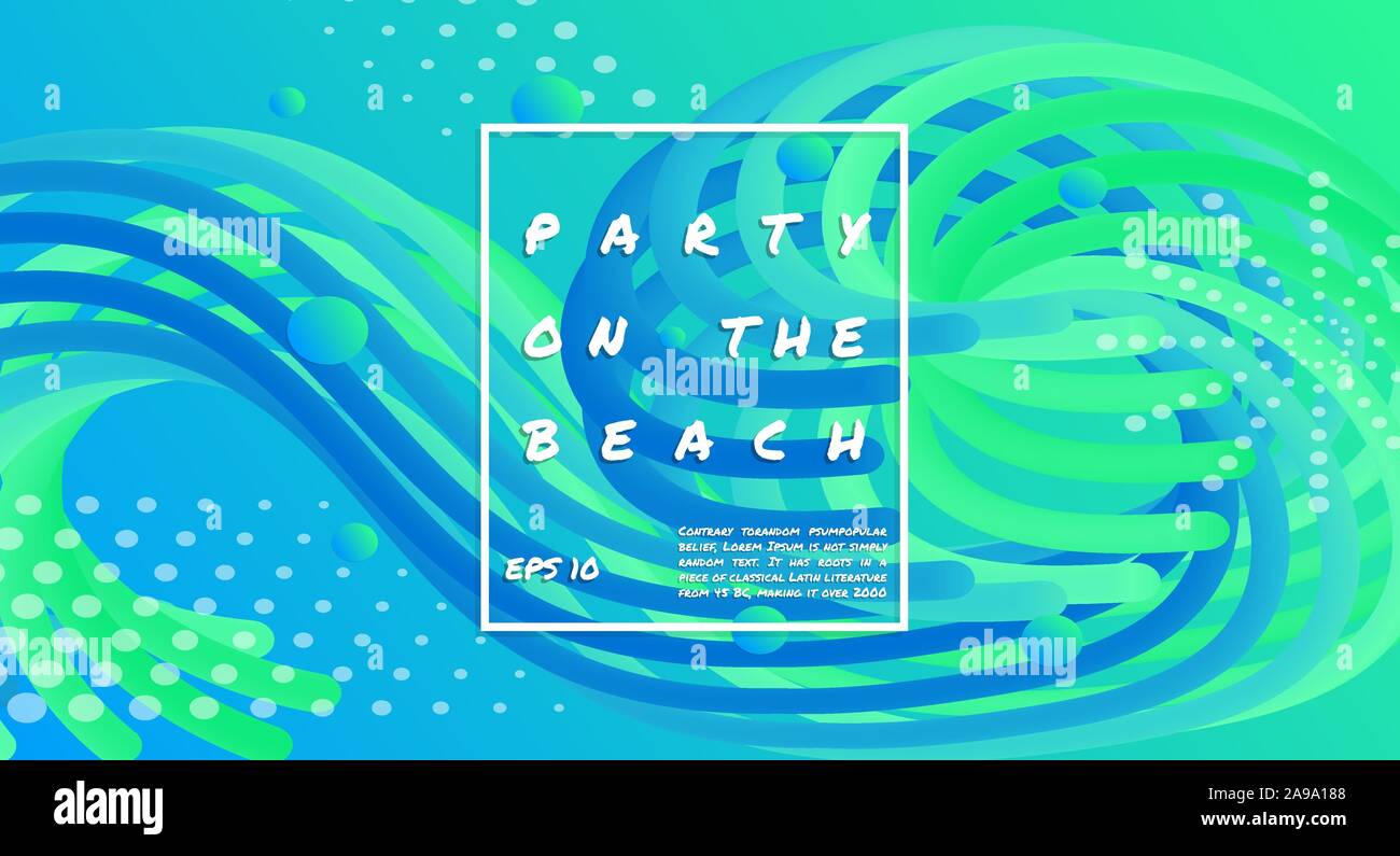 Party background summer style colorful art design. vector illustration ...