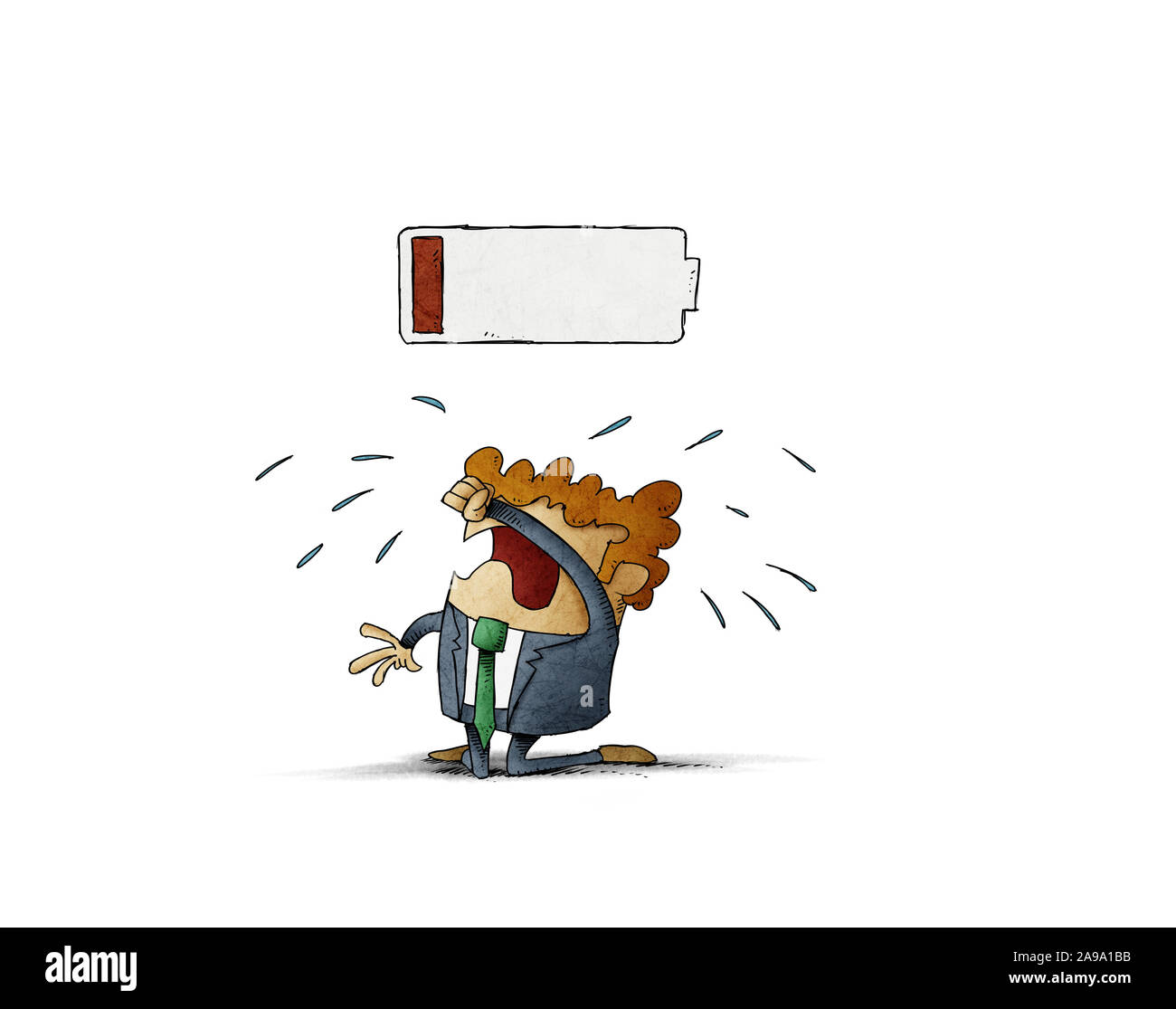 Crying man on knees hi-res stock photography and images - Alamy