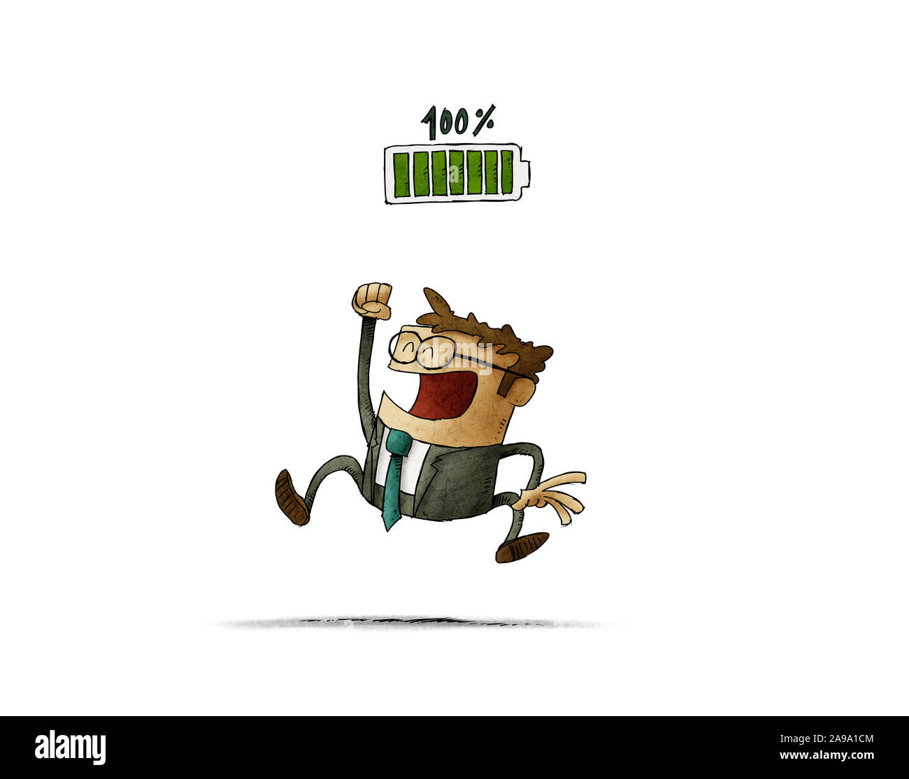 Battery power illustration hi-res stock photography and images - Alamy