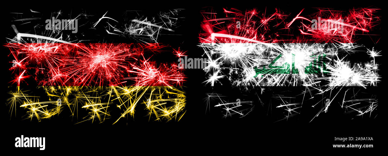 Germany, German vs Iraq, Iraqi New Year celebration travel sparkling ...
