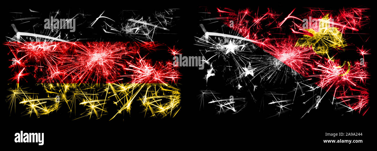 Germany, German vs Papua New Guinea New Year celebration travel ...