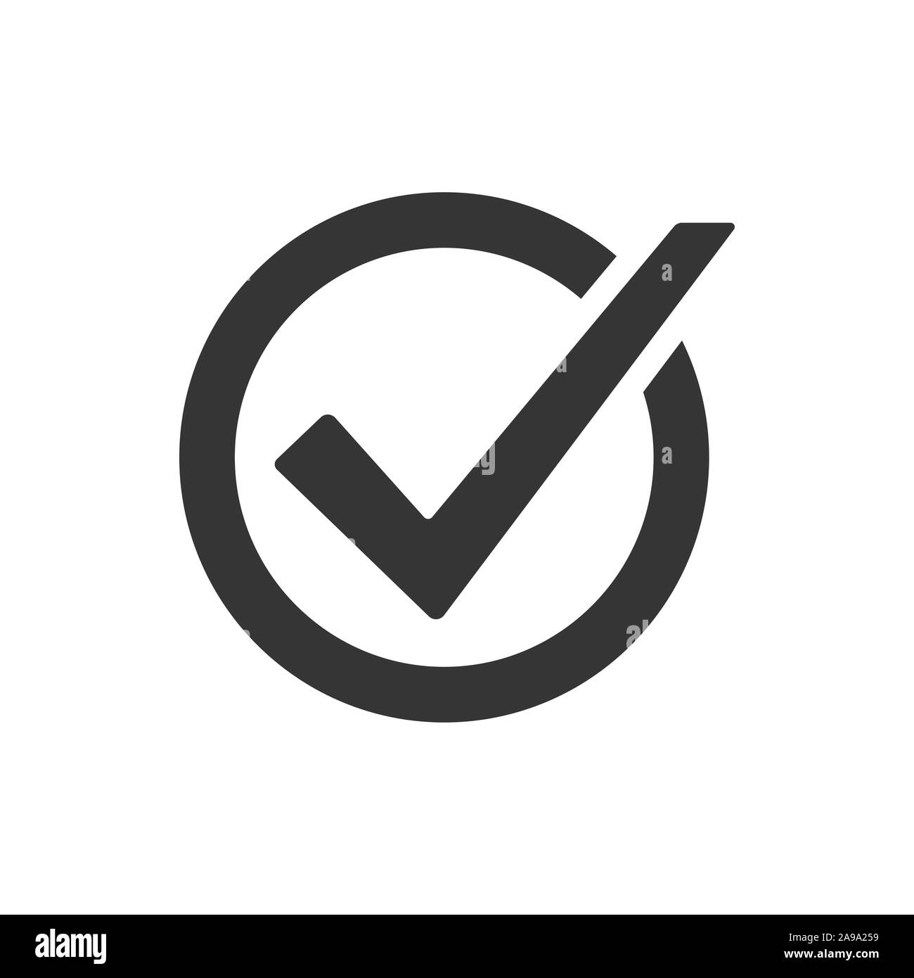 Survey test voting symbol Black and White Stock Photos & Images - Alamy