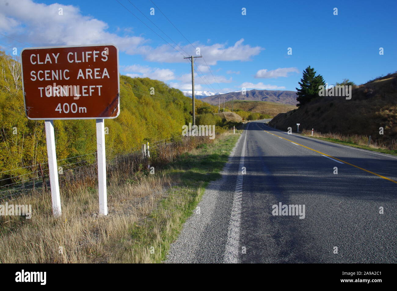 New zealand state highway 8 hi-res stock photography and images - Alamy