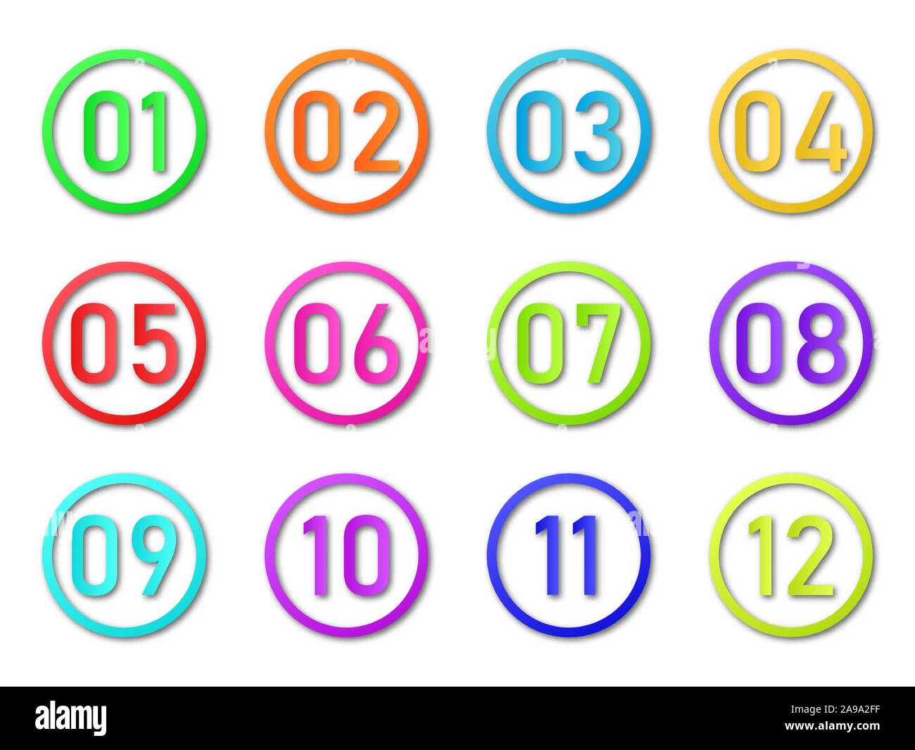 12 steps infographic hi-res stock photography and images - Alamy