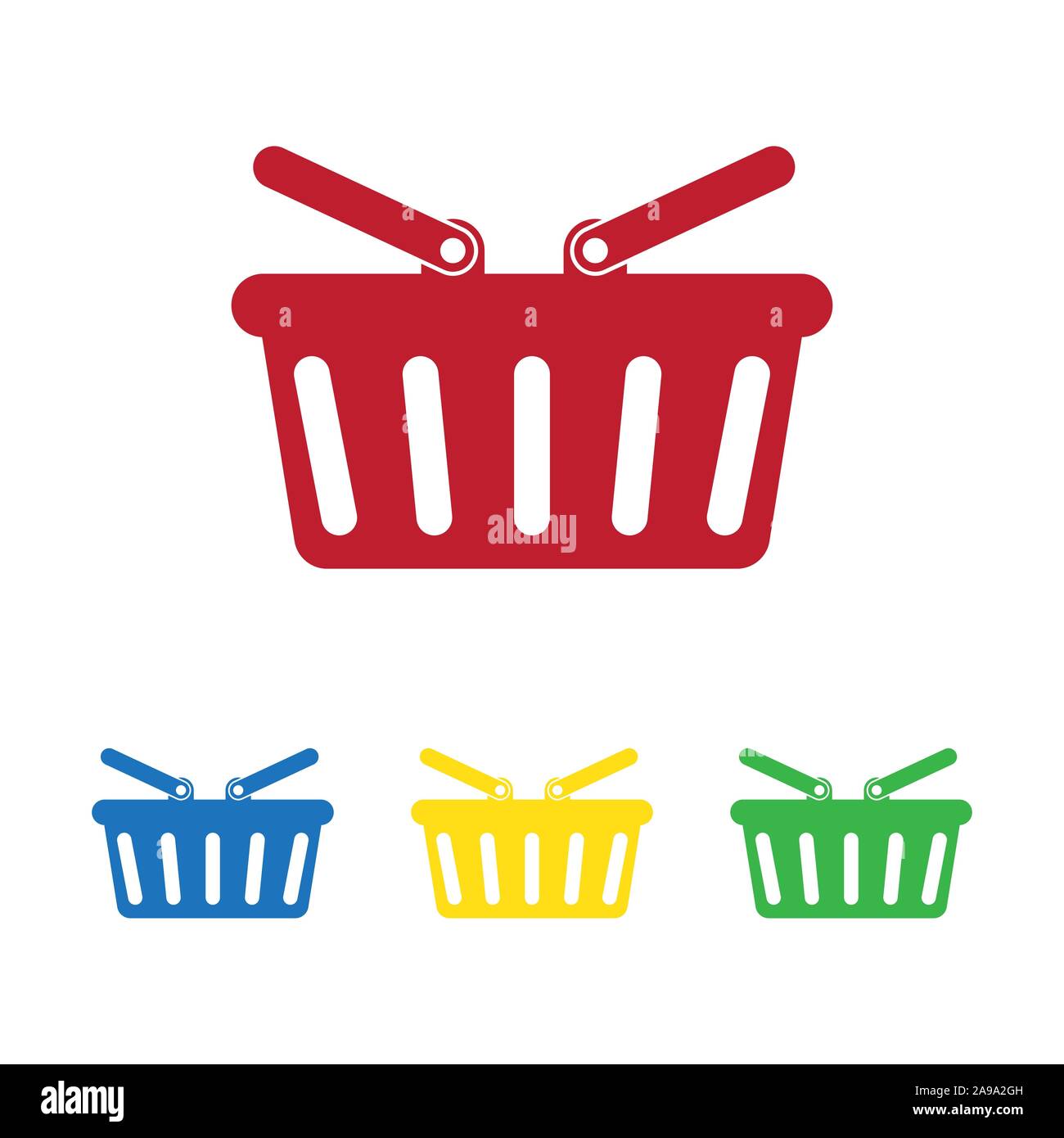 Set of shopping basket icons. Vector Shopping basket icon. Shopping ...