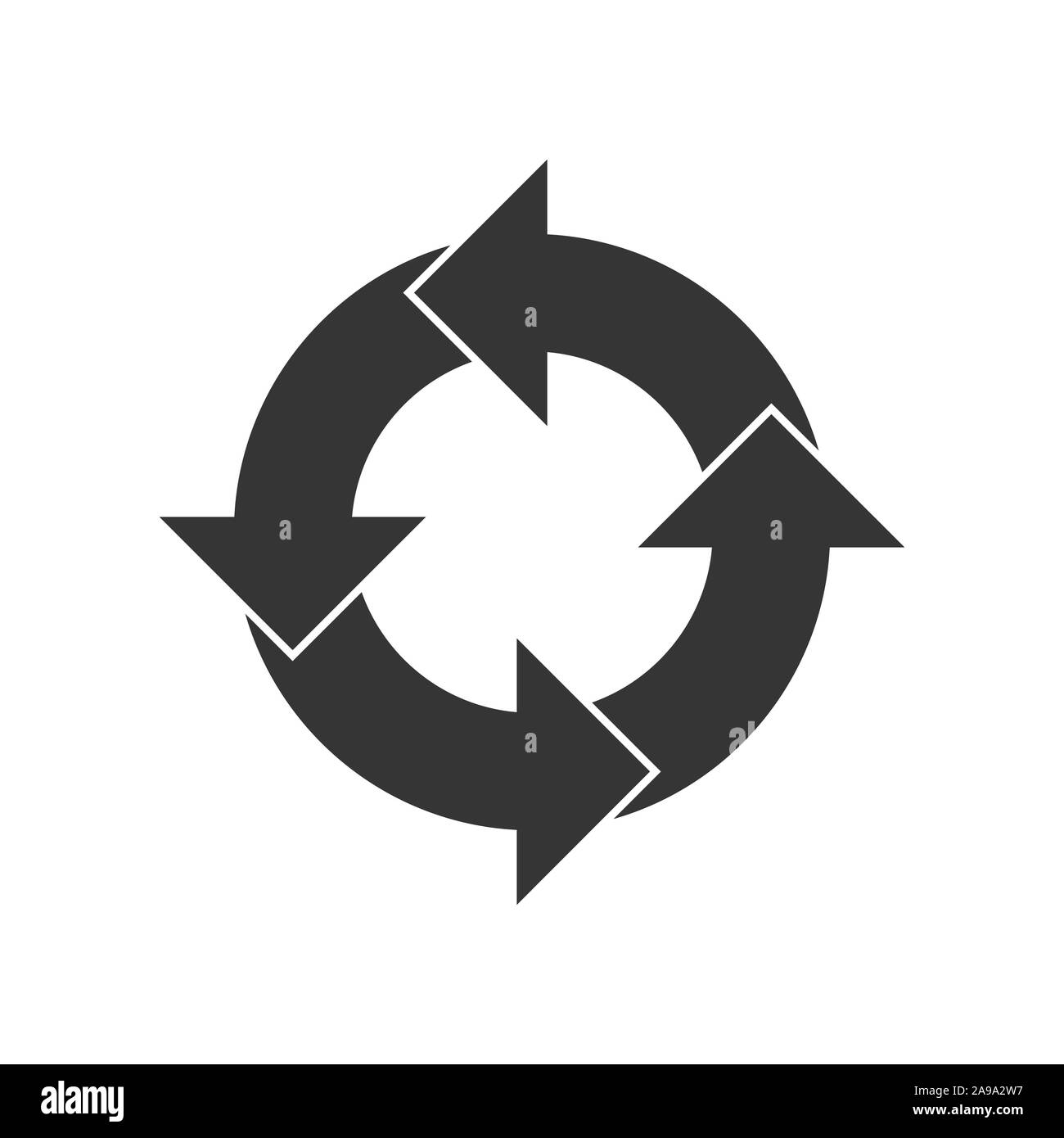 Circle arrow. Reload arrow icon isolated. Black refresh vector arrow ... Circle arrow. Reload arrow icon isolated. Black refresh vector arrow ...