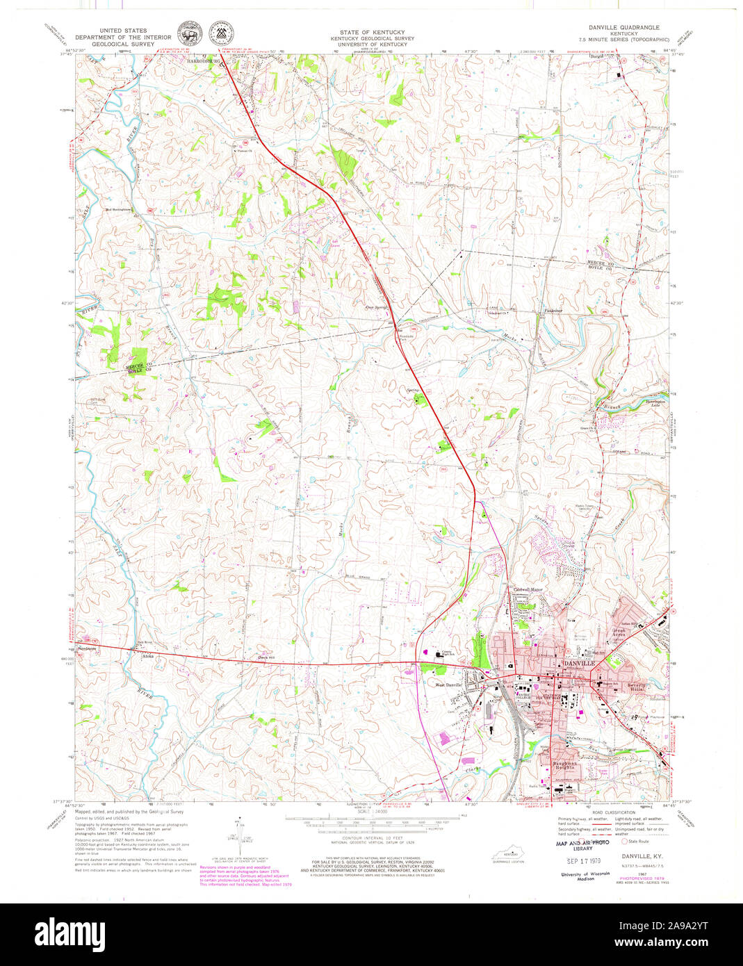 Danville map Cut Out Stock Images & Pictures - Alamy