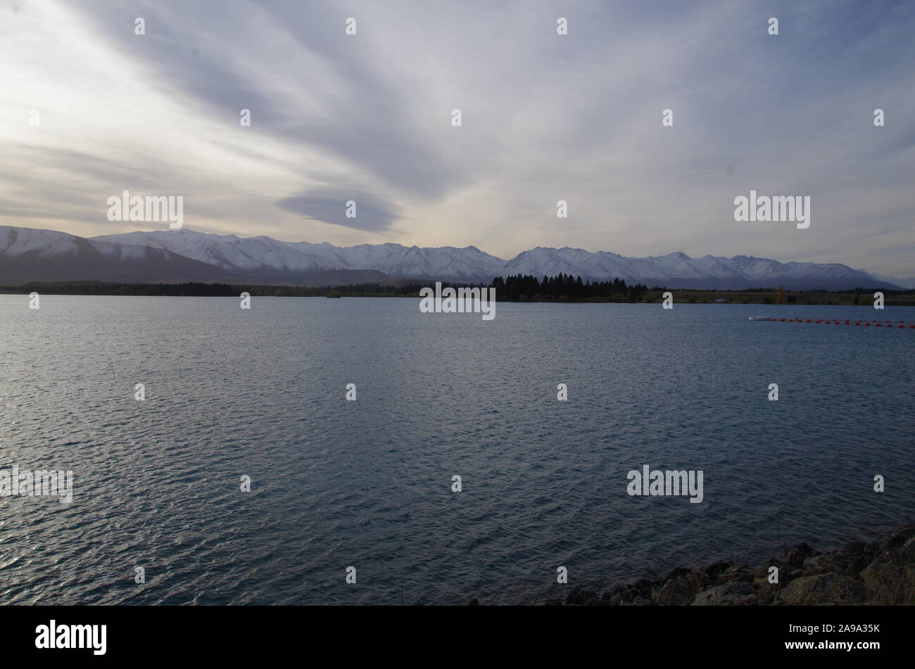Te Araroa Trail. State Highway 8. South Island. New Zealand Stock Photo ...