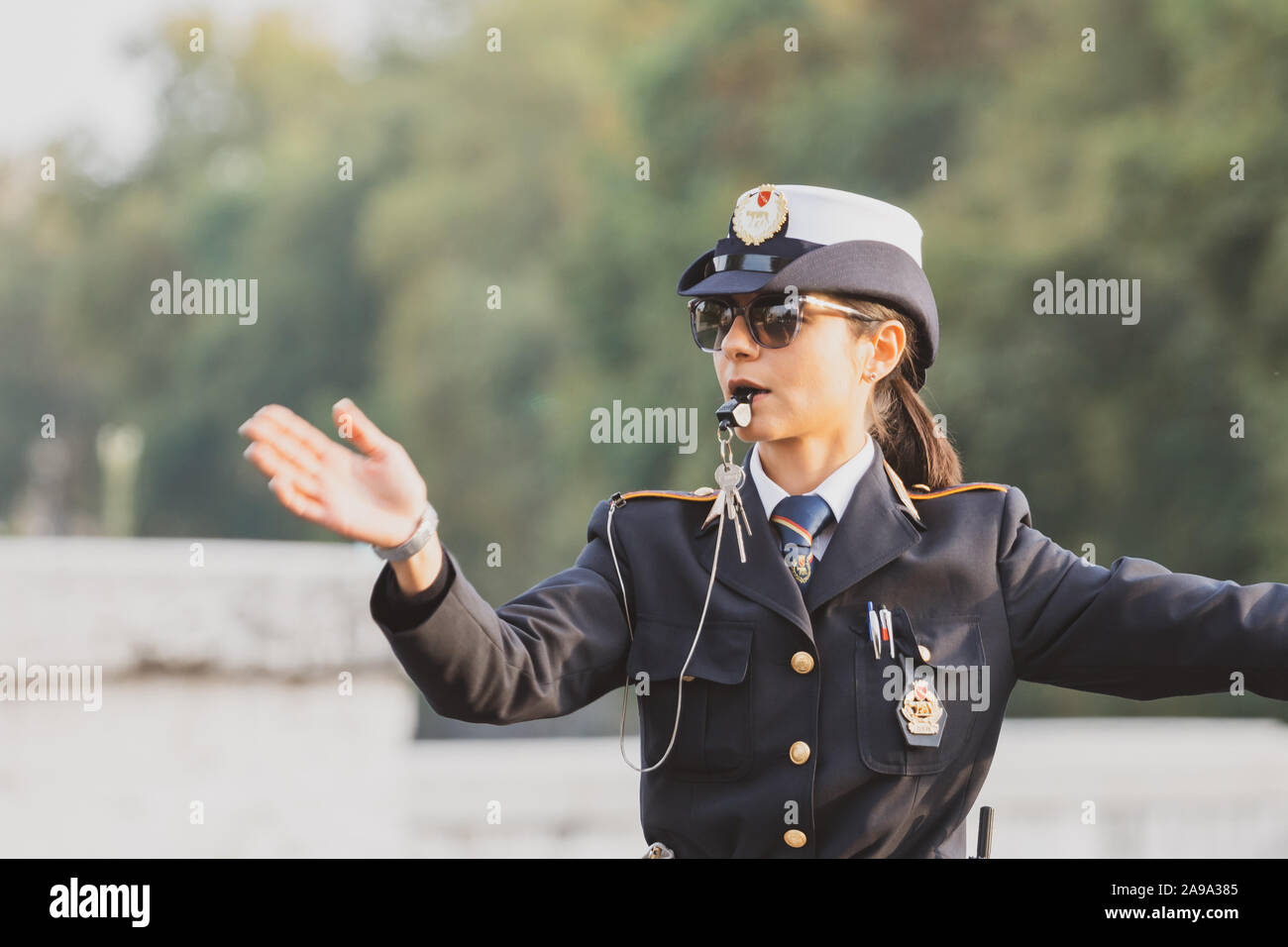 Italy police female hi-res stock photography and images - Alamy