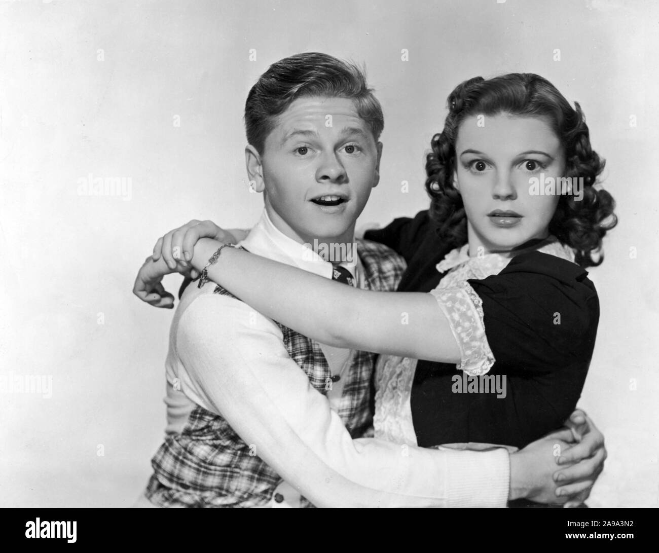 MICKEY ROONEY and JUDY GARLAND in LOVE FINDS ANDY HARDY (1938 ...