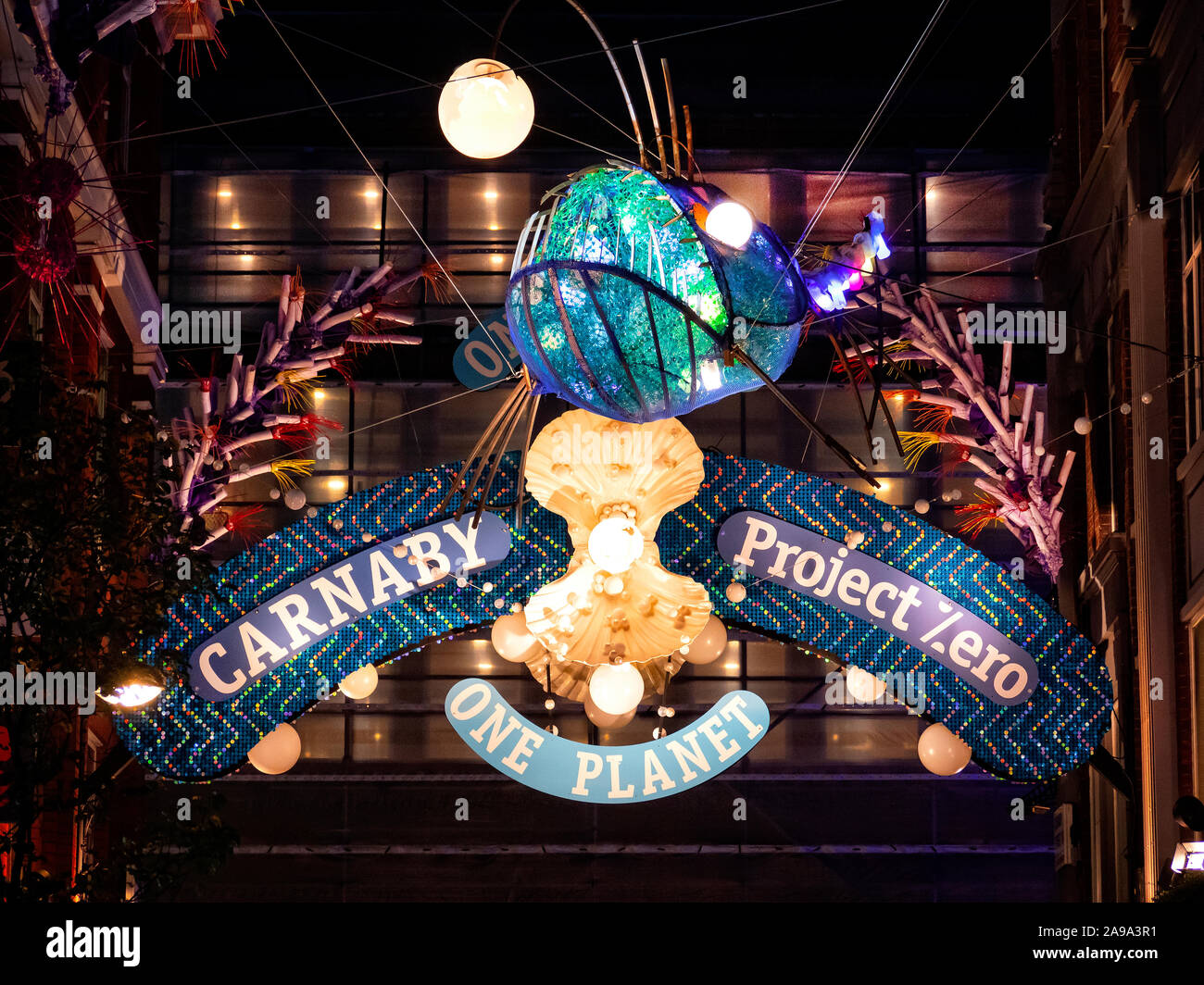 Carnaby Street Christmas Lights 2019 Stock Photo - Alamy