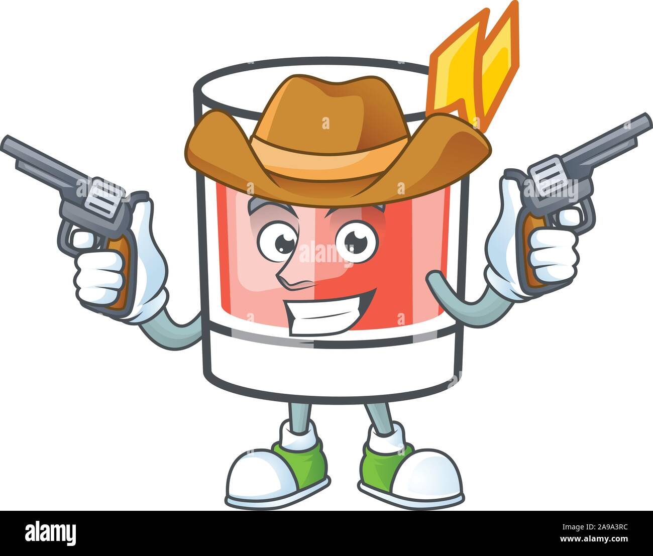 Cowboy alcohol drinking Cut Out Stock Images & Pictures - Alamy