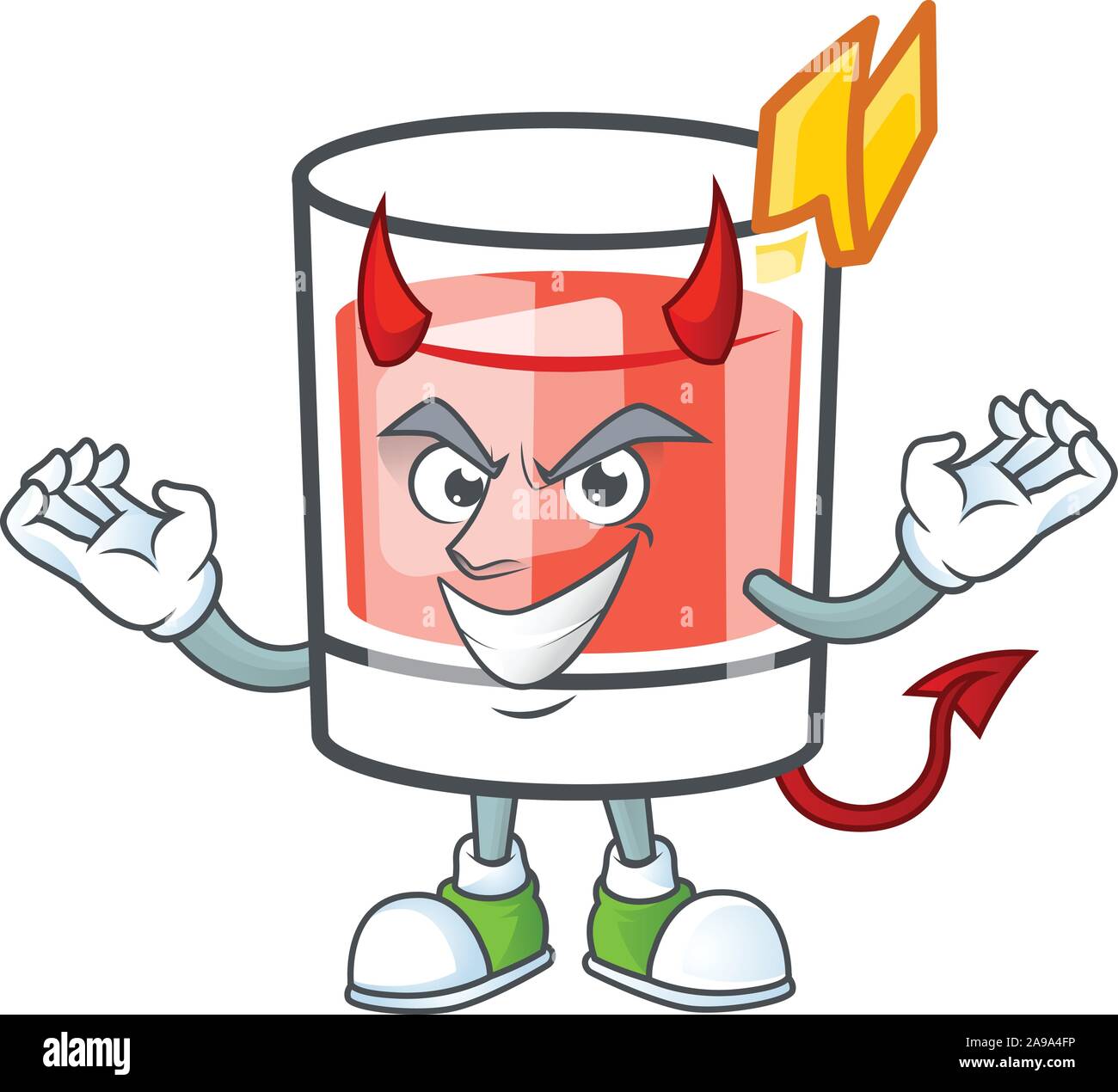 Drinking devil Stock Vector Images - Alamy