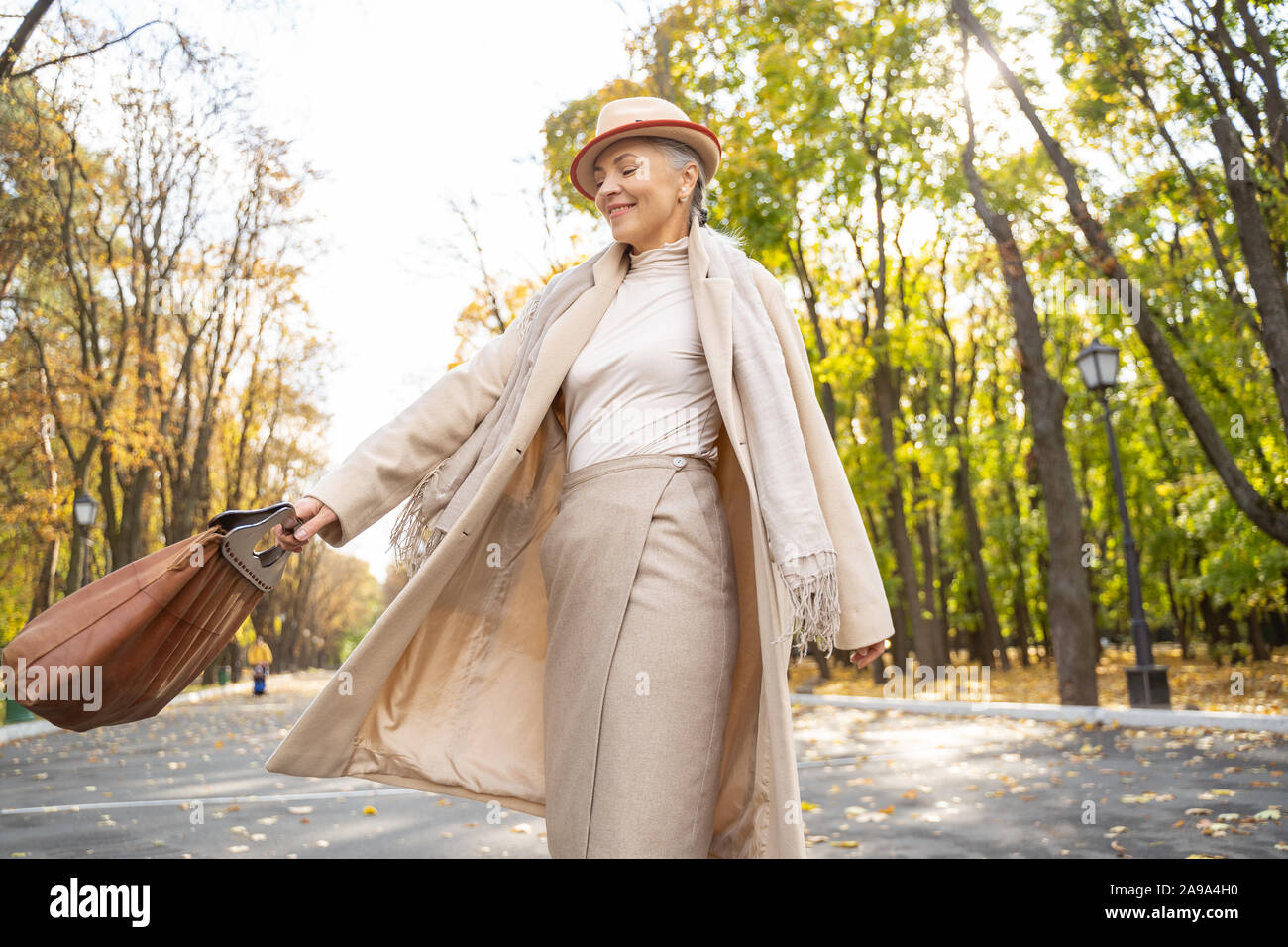 Contented female hi-res stock photography and images - Alamy