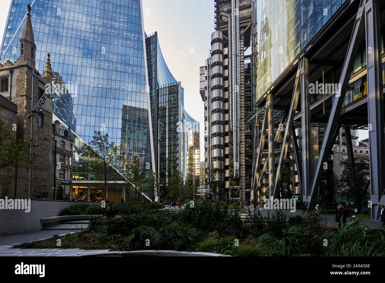 The Financial District in The City of London England UK Stock Photo - Alamy