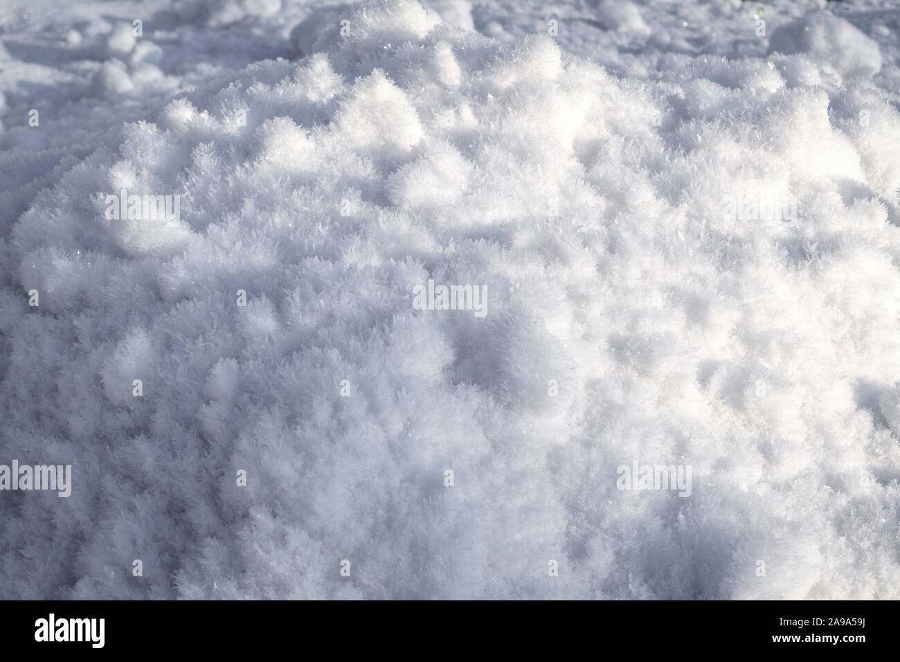 The texture of pure white snow. Fresh snow surface Stock Photo - Alamy