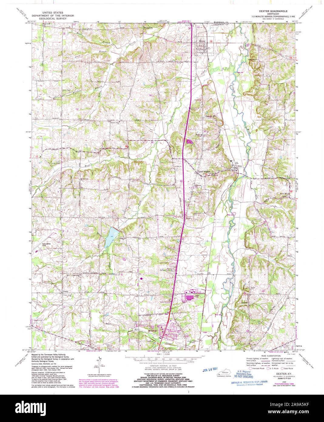 Map of dexter Cut Out Stock Images & Pictures - Alamy