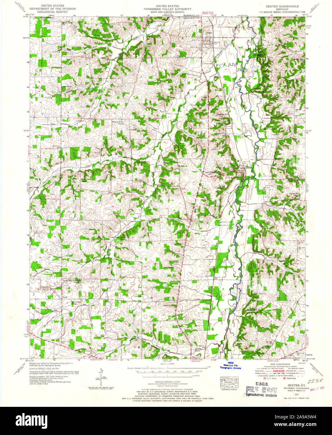 Map of dexter hi-res stock photography and images - Alamy