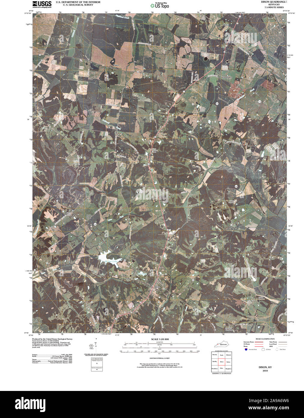 Map of dixon hi-res stock photography and images - Alamy