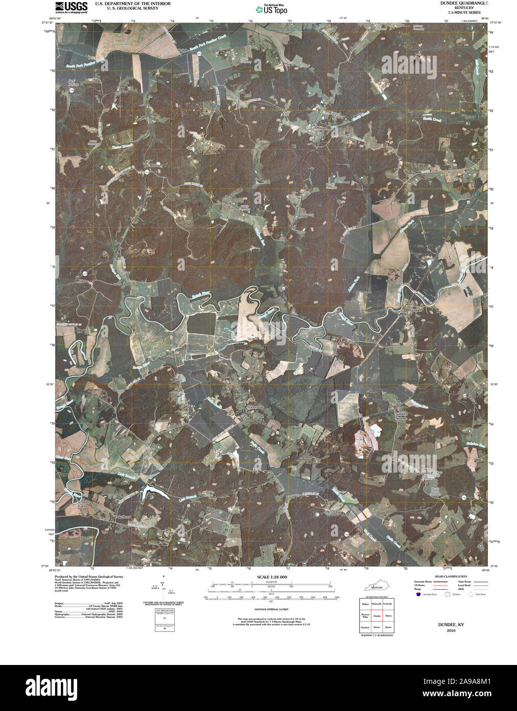 Dundee map Cut Out Stock Images & Pictures - Alamy