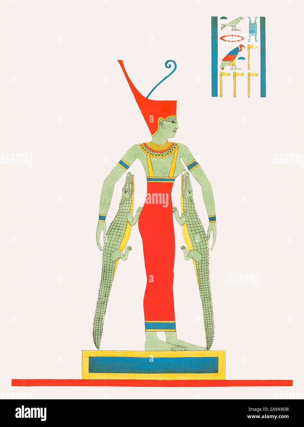 Egypt goddess wadjet hi-res stock photography and images - Alamy