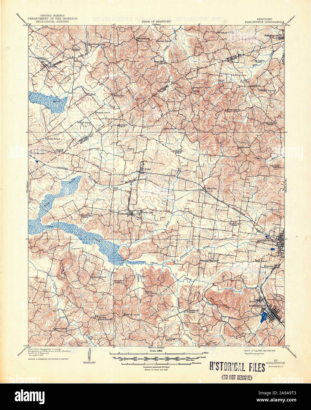 Earlington kentucky map hi-res stock photography and images - Alamy