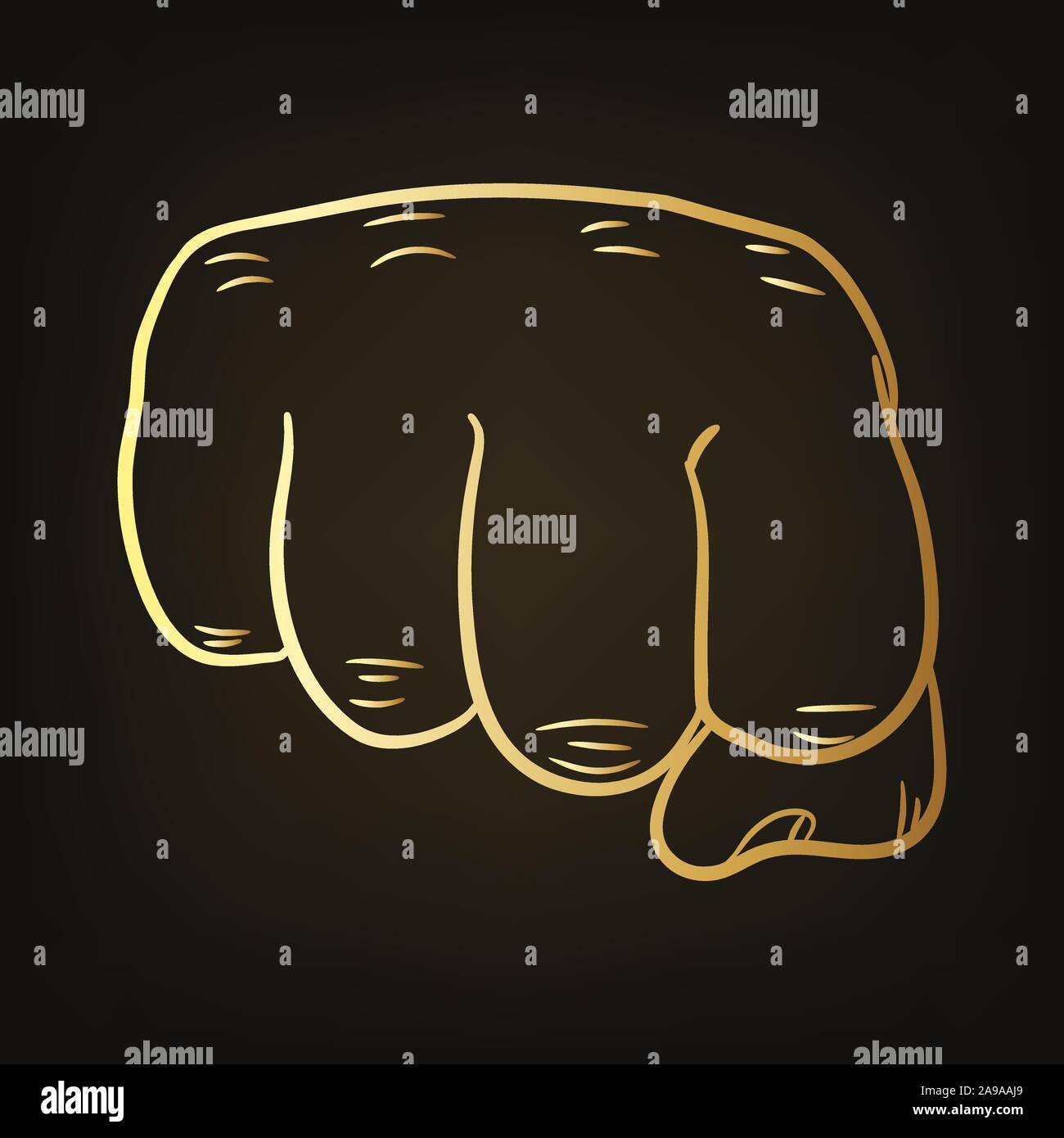 Fist icon Stock Vector Images - Alamy