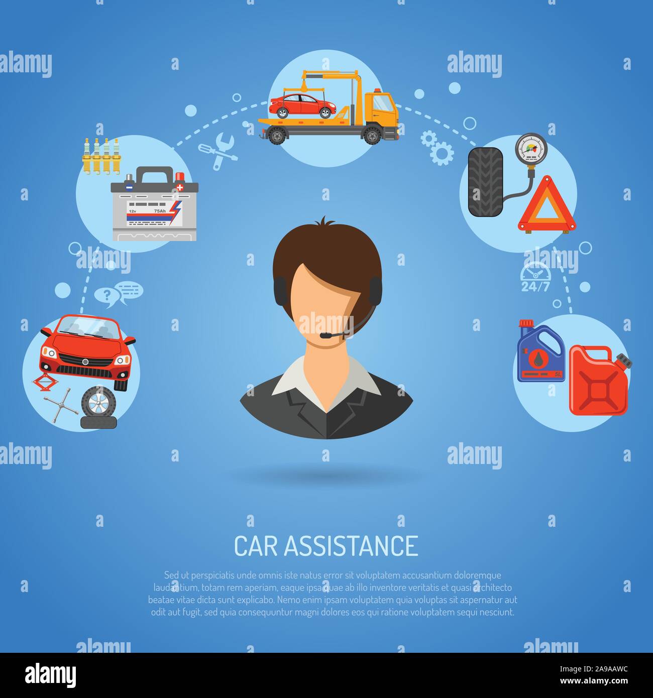 Car Service Banners Stock Vector Image & Art - Alamy