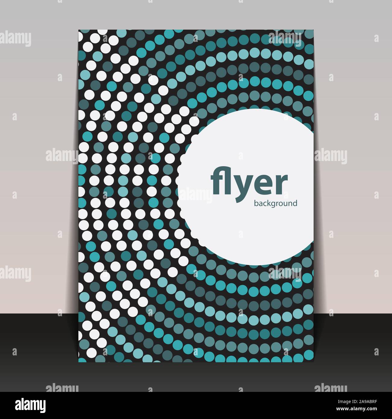 Flyer or Cover Design with Dotted Rings - Creative Design ...
