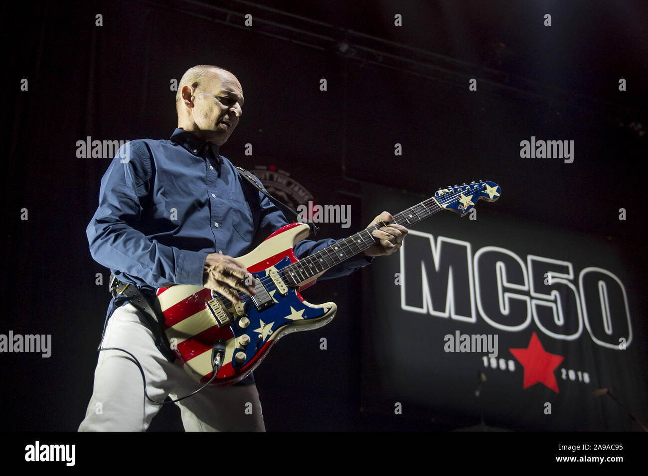 LONDON, ENGLAND: American rock group MC5 perform on stage at the O2 ...