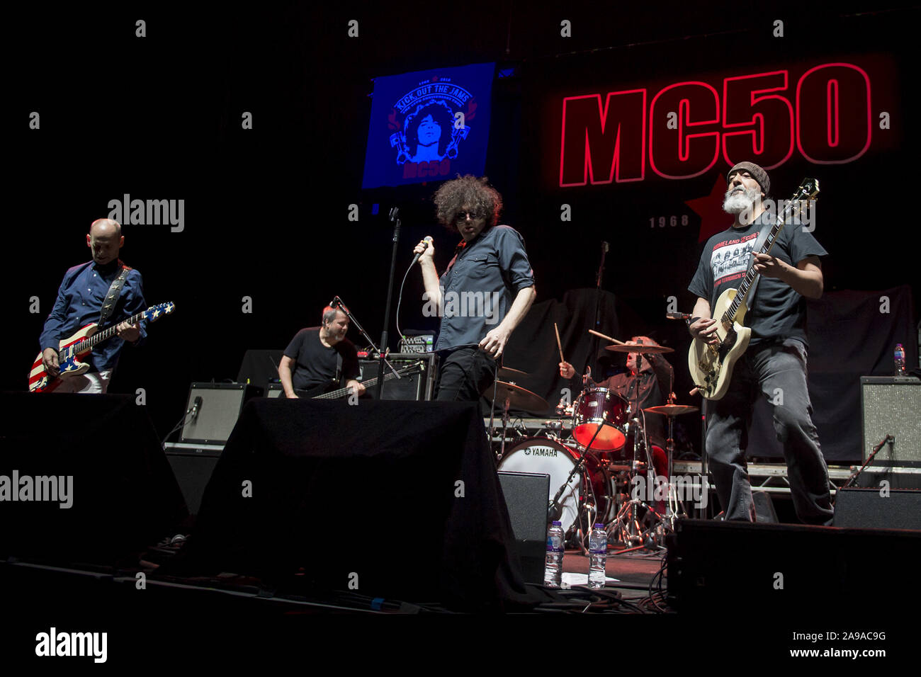 LONDON, ENGLAND: American rock group MC5 perform on stage at the O2 ...