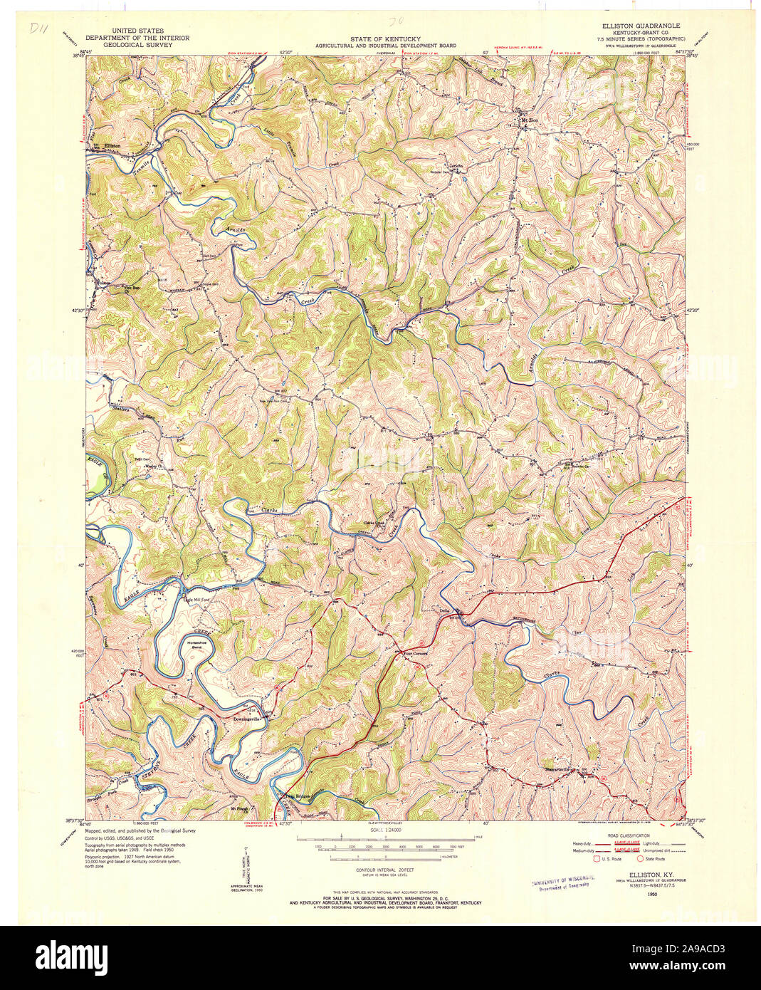 Elliston map hi-res stock photography and images - Alamy