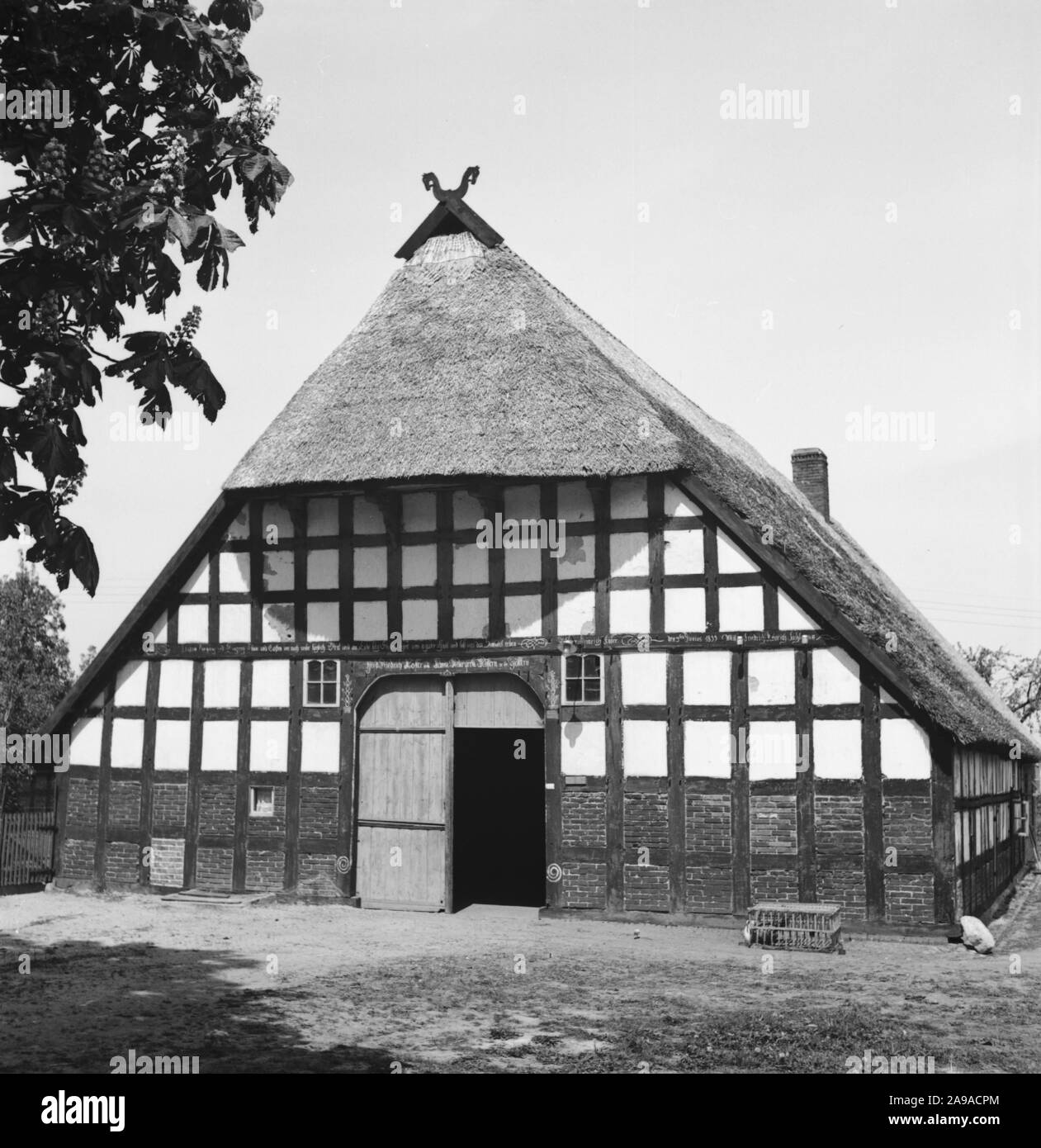 Farmhouse at Enger near Herford, Germany 1930s Stock Photo - Alamy