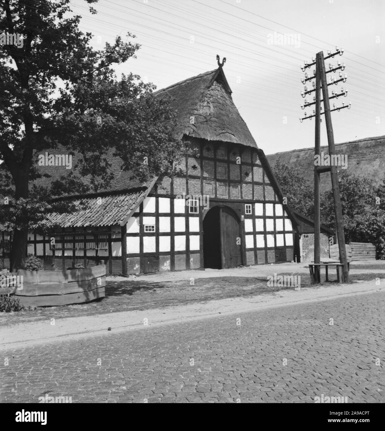 Farmhouse at Enger near Herford, Germany 1930s Stock Photo - Alamy