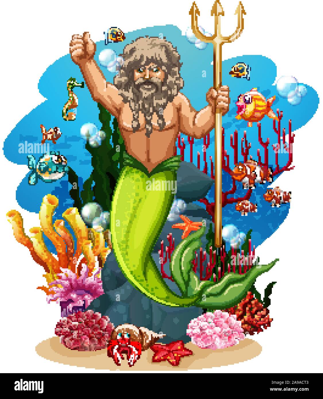 Merman fish hi-res stock photography and images - Alamy