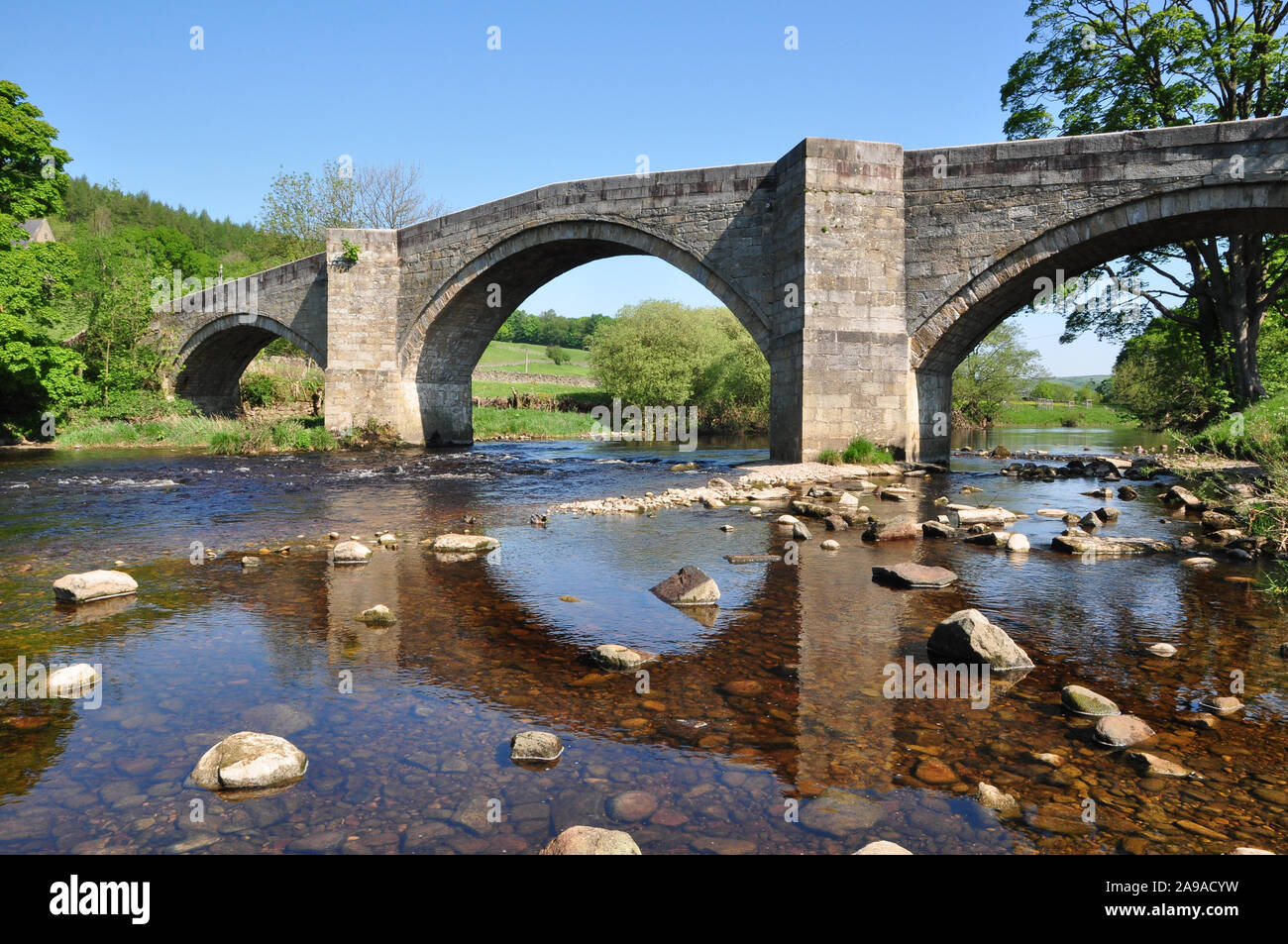 Yorkshire dales river wharfe hi-res stock photography and images - Alamy