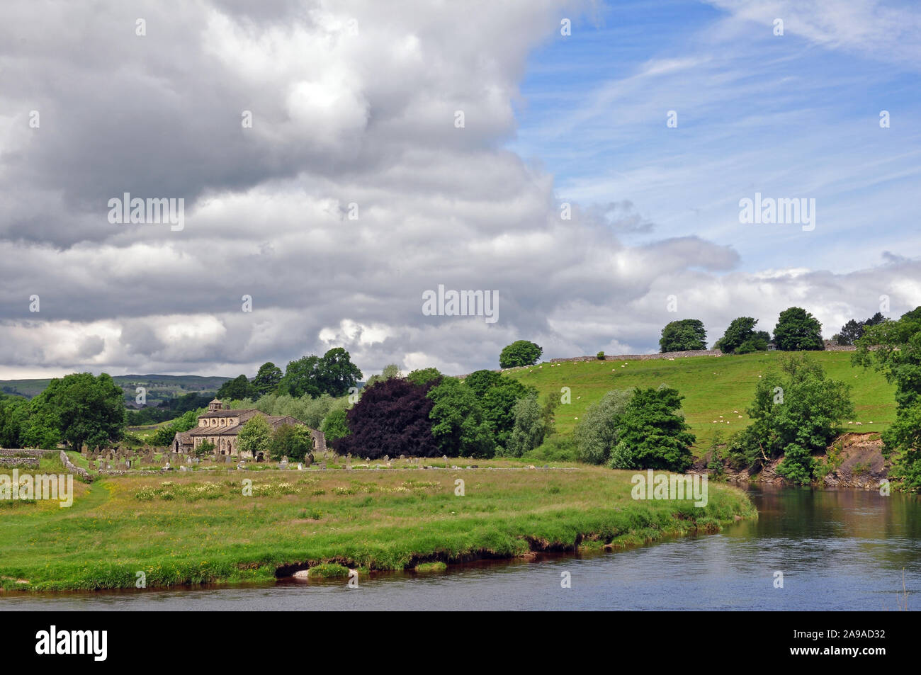 Linton church, Upper Wharfedale, North Yorkshire Stock Photo - Alamy