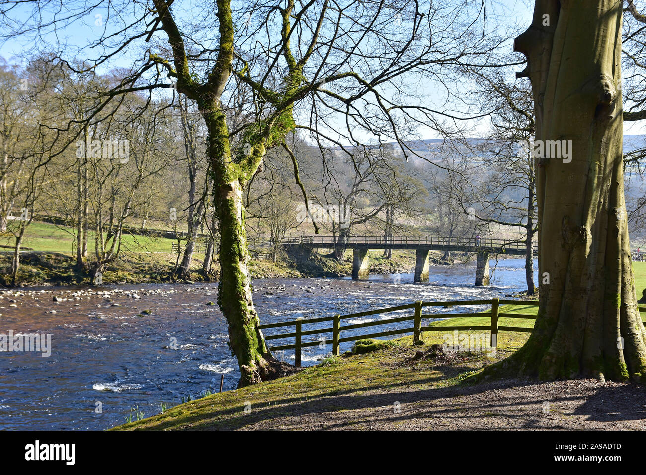 Cavendish Bridge, River Wharfe, North Yorkshire Stock Photo - Alamy