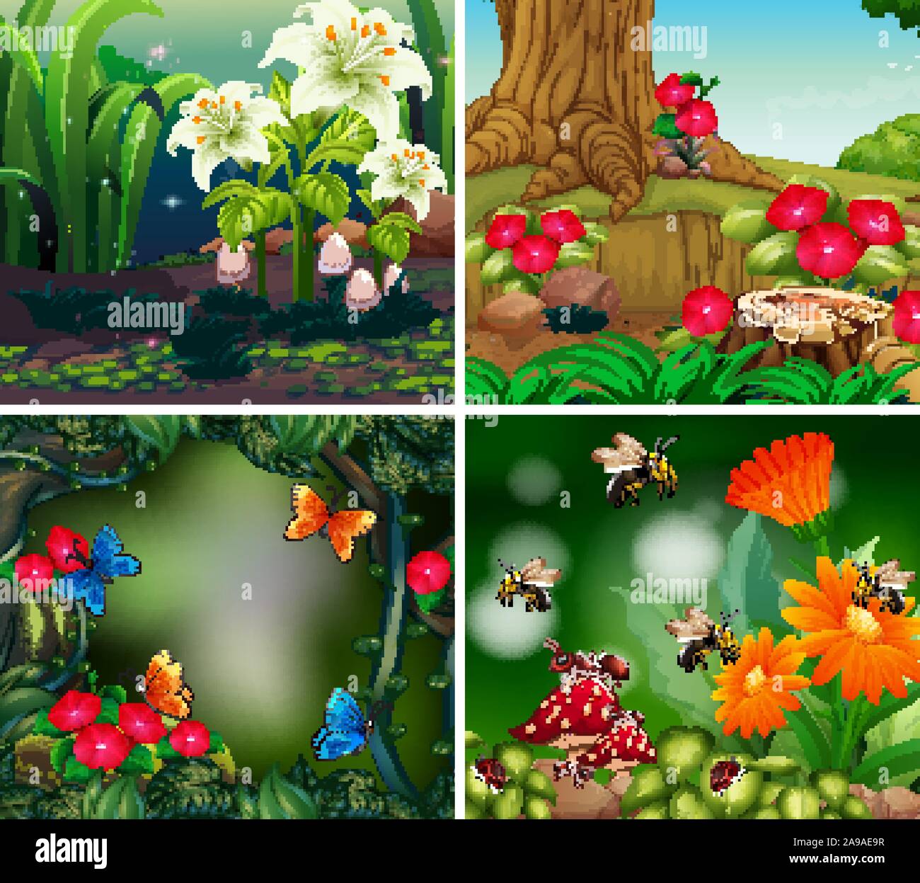 Ant theme Stock Vector Images - Alamy