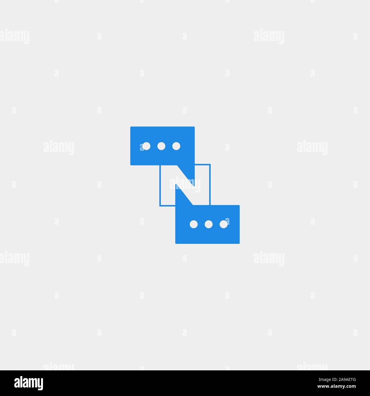 Letter N Chat Logo Template Vector Design Stock Vector Image & Art - Alamy