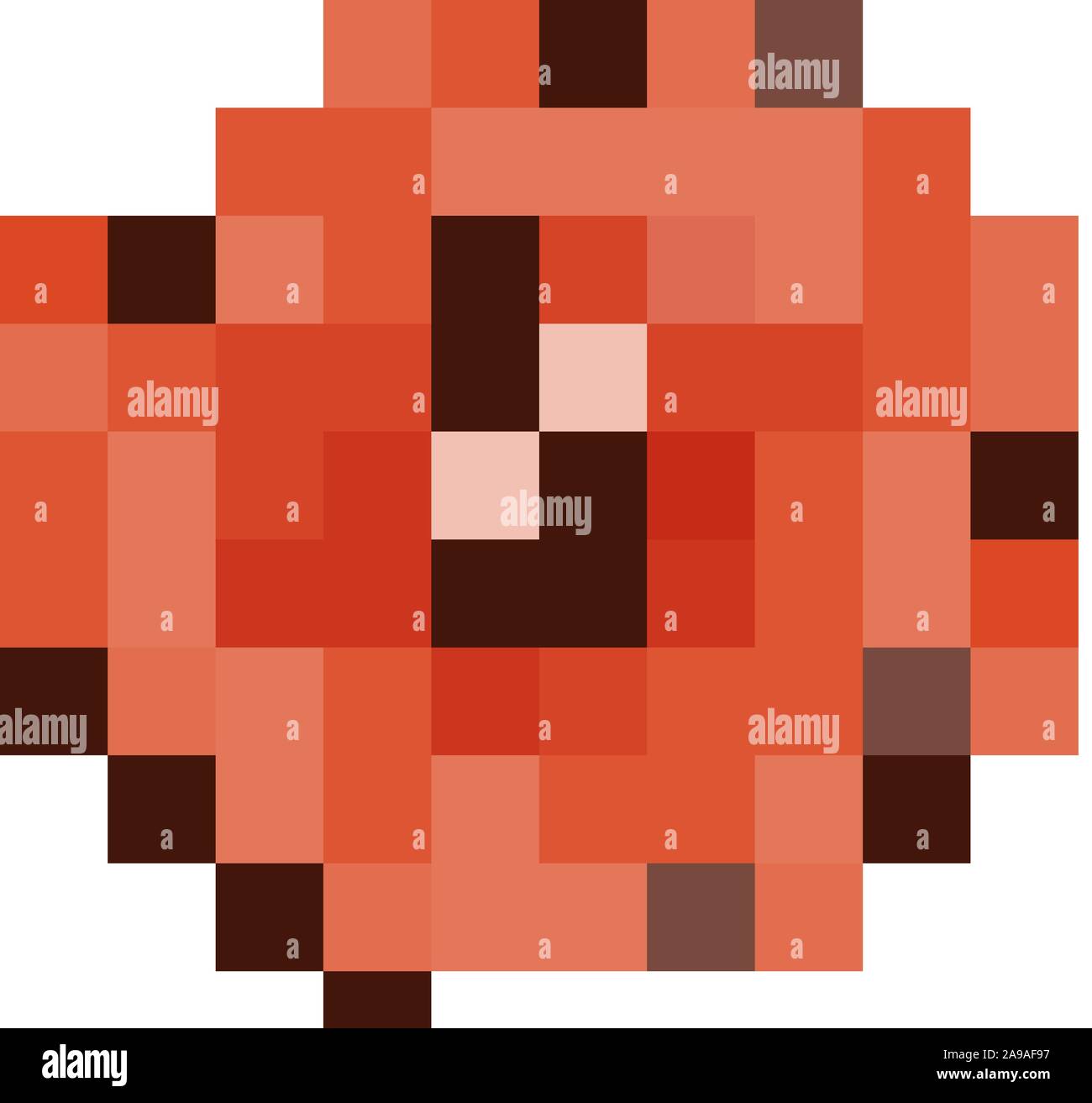 Single flower in red color illustration Stock Vector Image & Art - Alamy