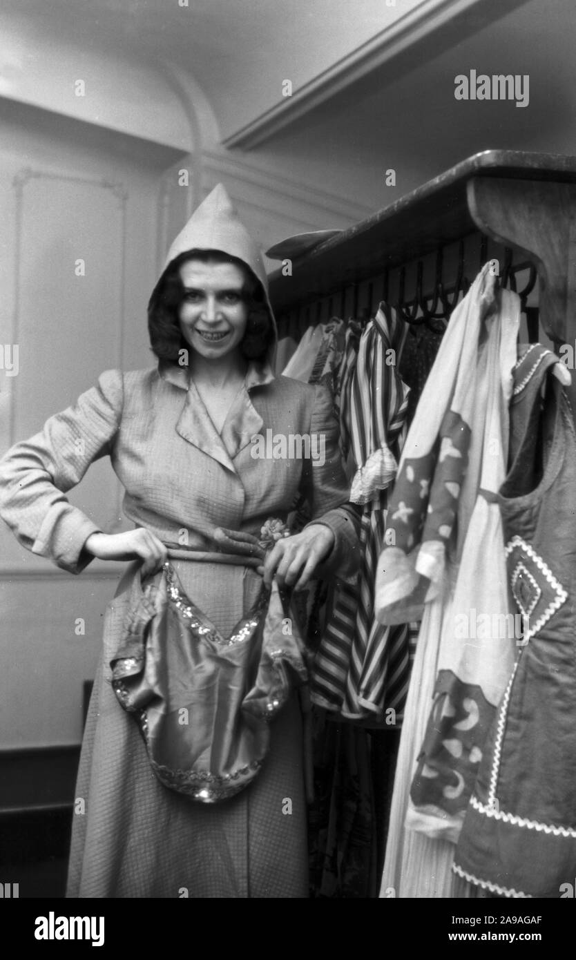 Croatian dancer Mercedes Goritz Pavelic at Berlin, Germany 1940s Stock ...