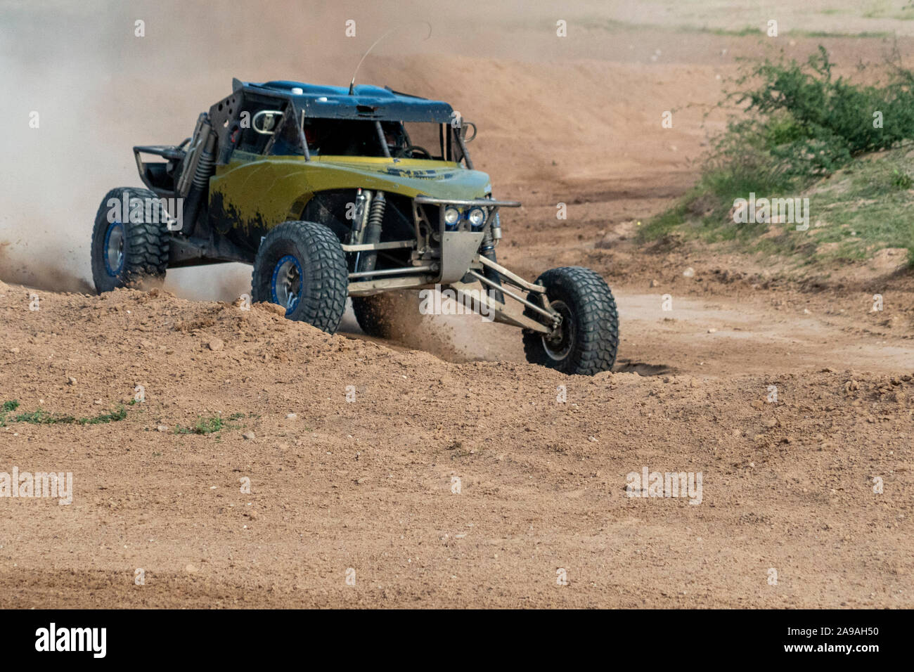 4x4 offorad competition sport car in action Stock Photo - Alamy