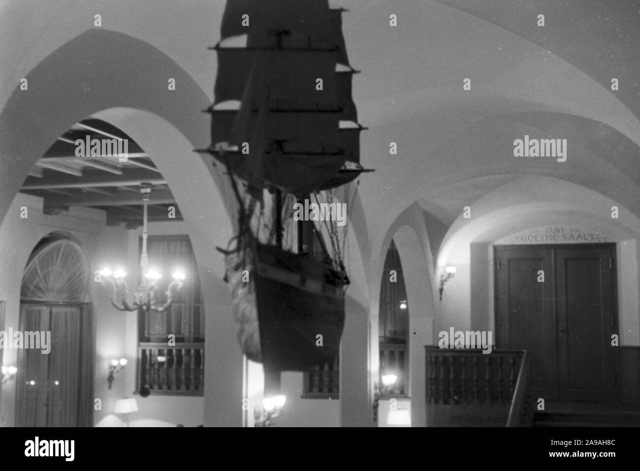 A meeting in the Harnack-Haus in Berlin-Dahlem, Germany 1930s Stock ...