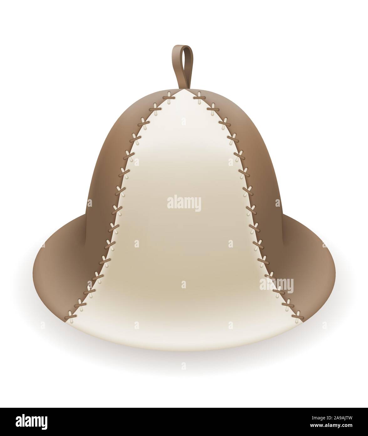 hat for bath or sauna vector illustration isolated on white background ...